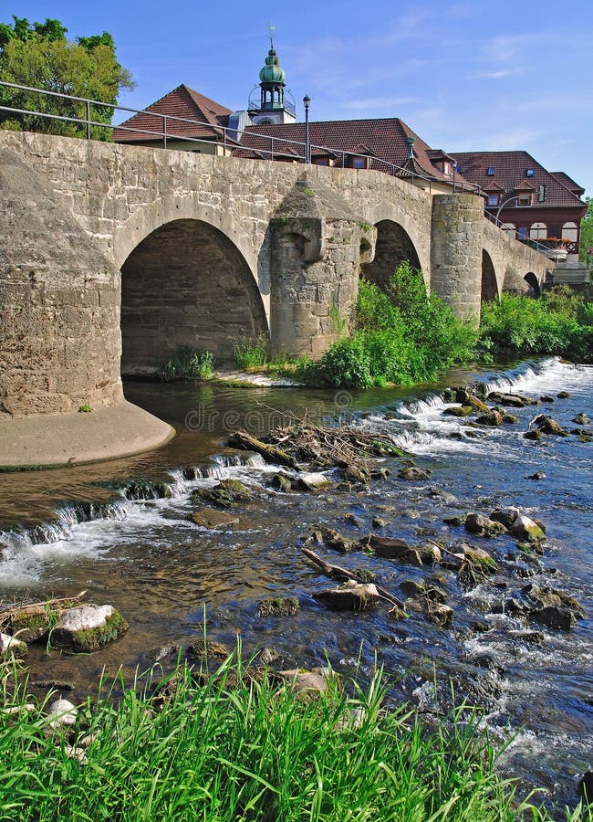 River Werra,Thuringia stock image. Image of germany, forest - 22523327