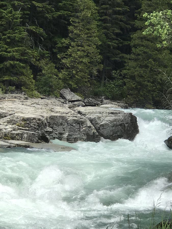 River white water stock photo. Image of park, glacier - 96497120