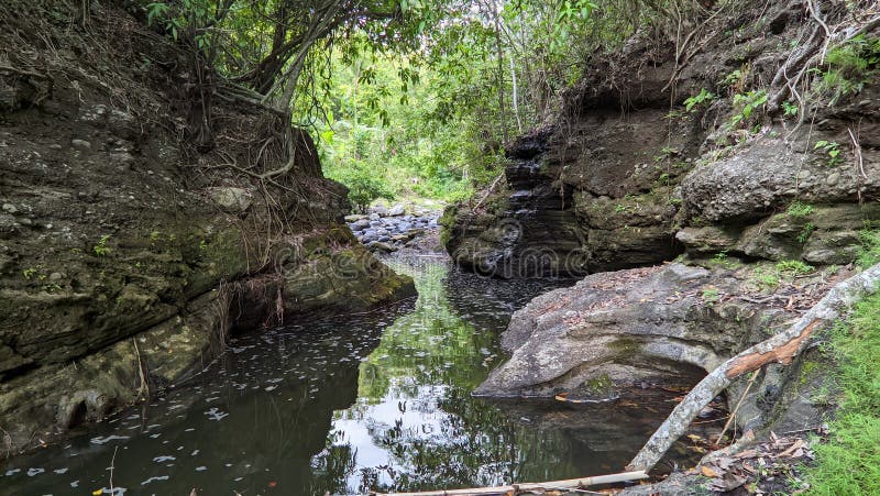 The River Whose Water Flows Consists of Steep Cliffs that are Cool To ...