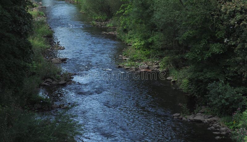 River Wupper in Wuppertal stock photo. Image of river - 161139742