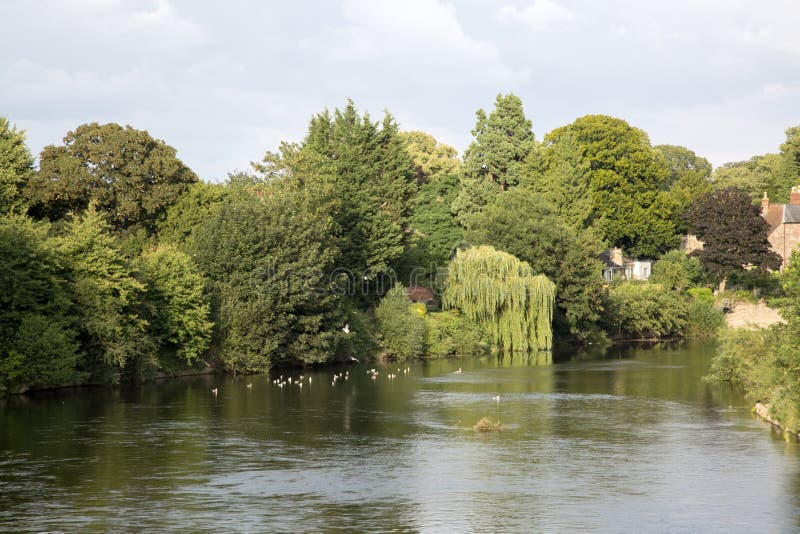 River Wye; Hereford; England Stock Image - Image of river, britain ...