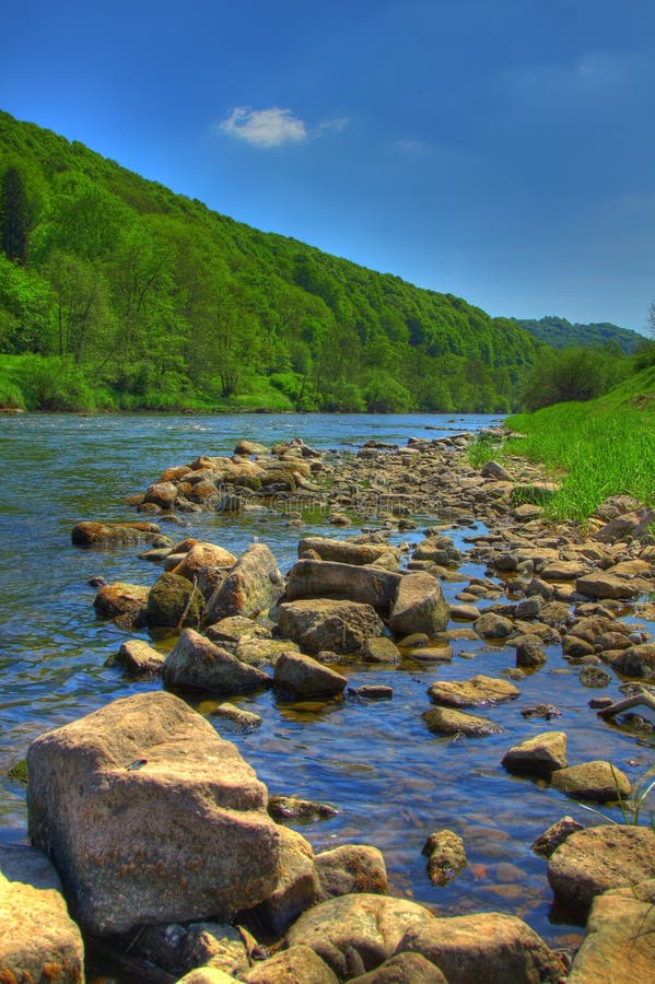 The River Wye - Wye Valley - England/Wales Stock Photo - Image of ...