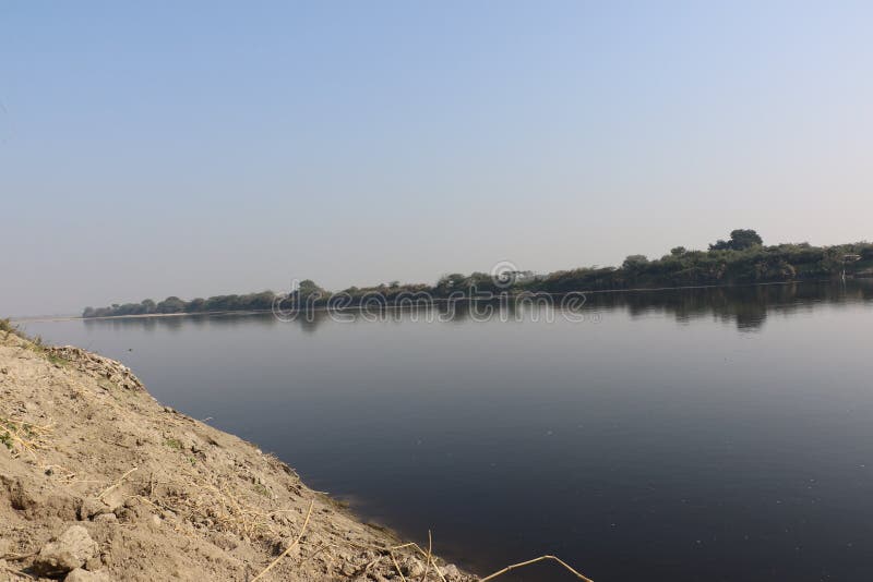 Yamuna river in Mathura stock image. Image of holy, city - 239892921