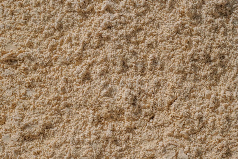 River Yellow Wet Sand. Natural Background from Many Grains of Sand ...