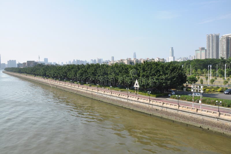 River stock image. Image of china, city, tour, architecture - 35587093