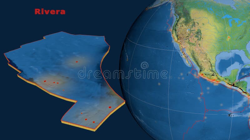 Rivera Plate Described and Presented - Natural Earth Stock Illustration ...