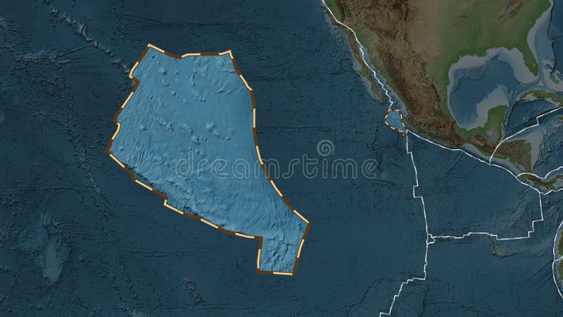Rivera Plate Extracted. Fahey. Topografic Stock Illustration ...
