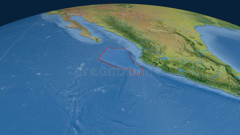 Rivera Plate Outlined - Topographic Stock Illustration - Illustration ...