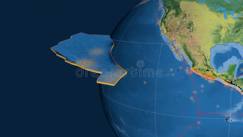 Rivera Plate Presented - Topographic Stock Illustration - Illustration ...