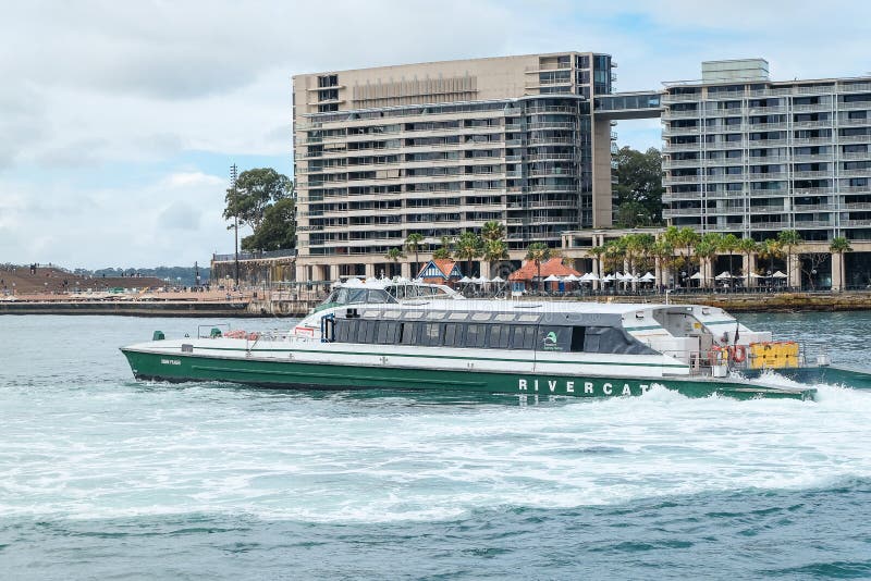 Rivercat Boat Ferry in Sydney Editorial Stock Image - Image of rivercat ...