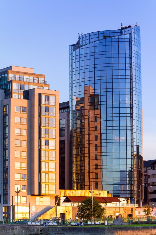 Riverpoint Skyscraper in Limerick Editorial Photography - Image of ...