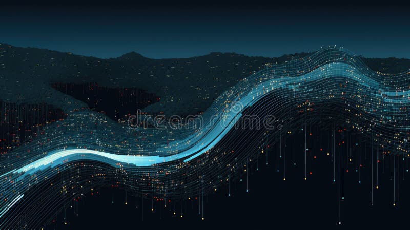 Rivers of Information, Data As Rivers, Data Stream, Flow of Digital ...