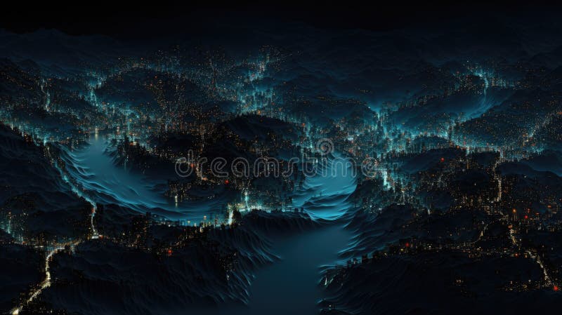 Rivers of Information, Data As Rivers, Data Stream, Flow of Digital ...