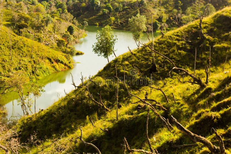 Rivers and Lagoons with Textures and Different Moments Stock Photo ...
