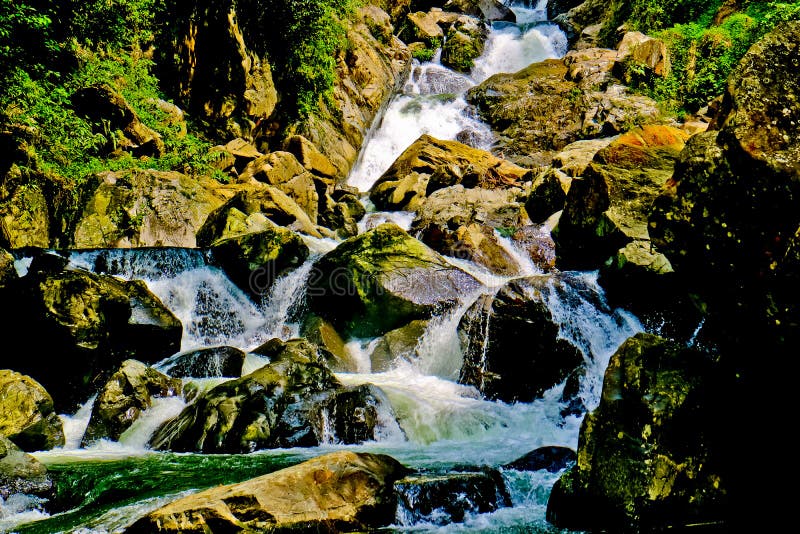 Beautiful Nature River and Forest, West Java, Indonesia. Stock Photo ...