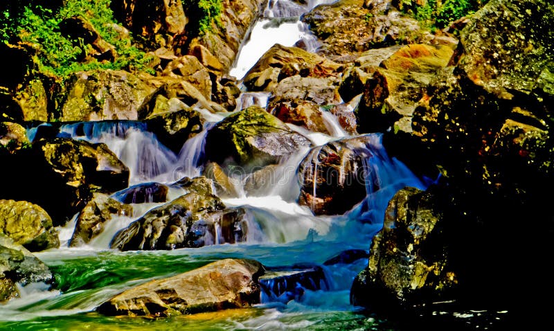 Beautiful Nature River and Forest, West Java, Indonesia. Stock Image ...