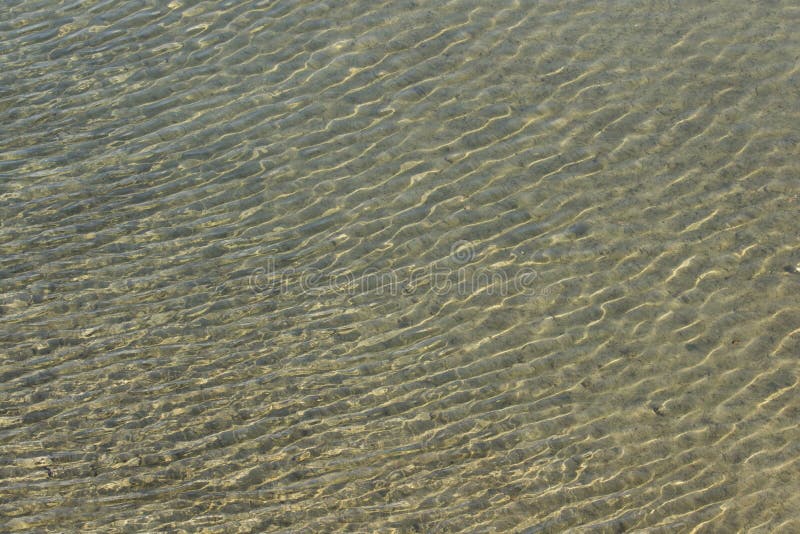 Waves on the Surface of Freshwater Streaming at a River Stock Image ...