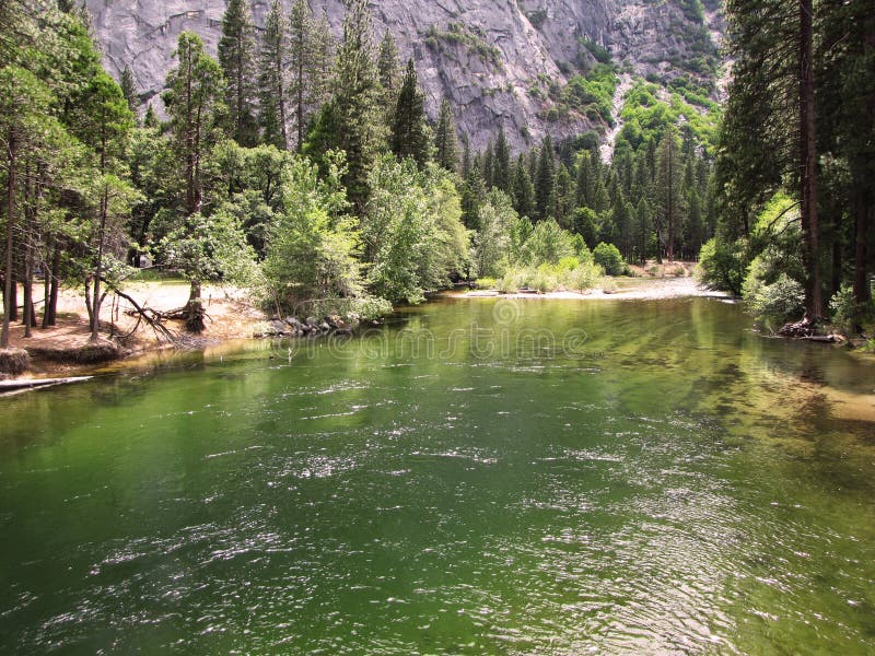 On riverside stock image. Image of america, river, yosemite - 10842719