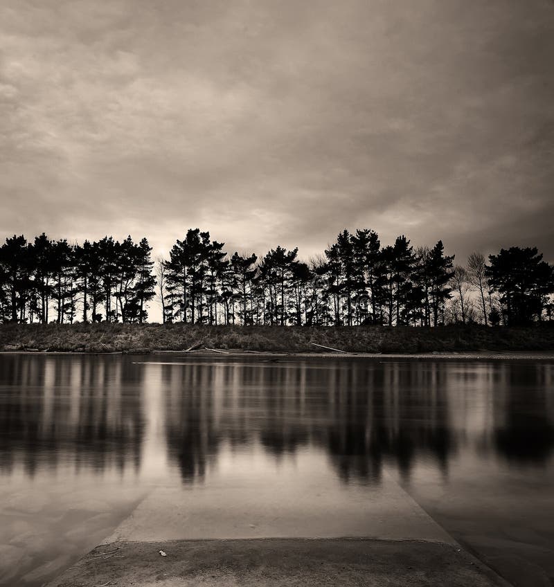 The Riverside stock photo. Image of river, shutter, cloudy - 20400810