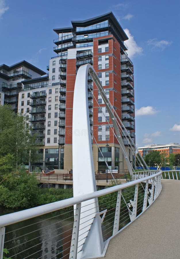 Riverside Apartments stock photo. Image of regeneration - 9728798