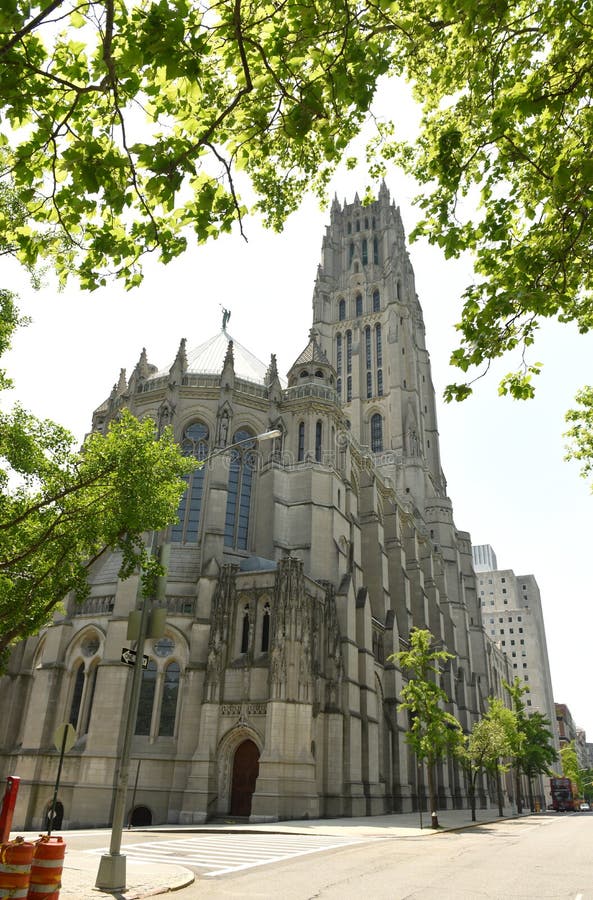 Riverside Church in New York City Stock Photo - Image of city ...