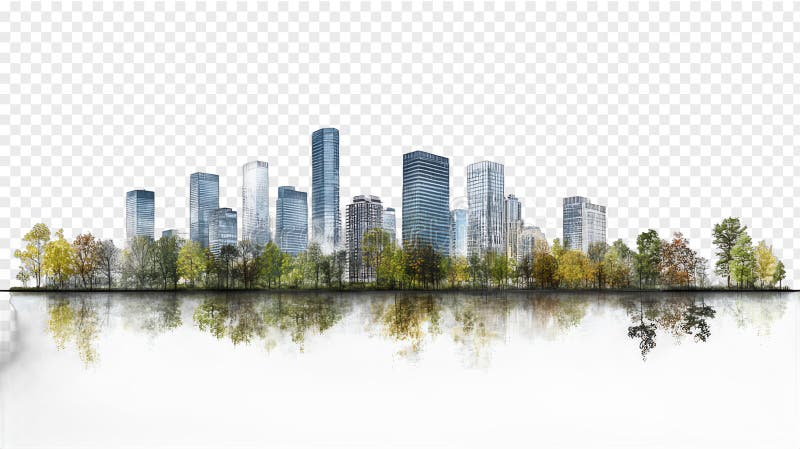 Riverside city skyline stock photo. Illustration of building - 341532454