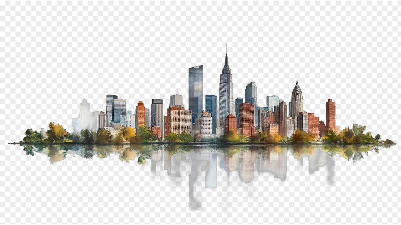 Riverside city skyline stock image. Illustration of city - 341532481