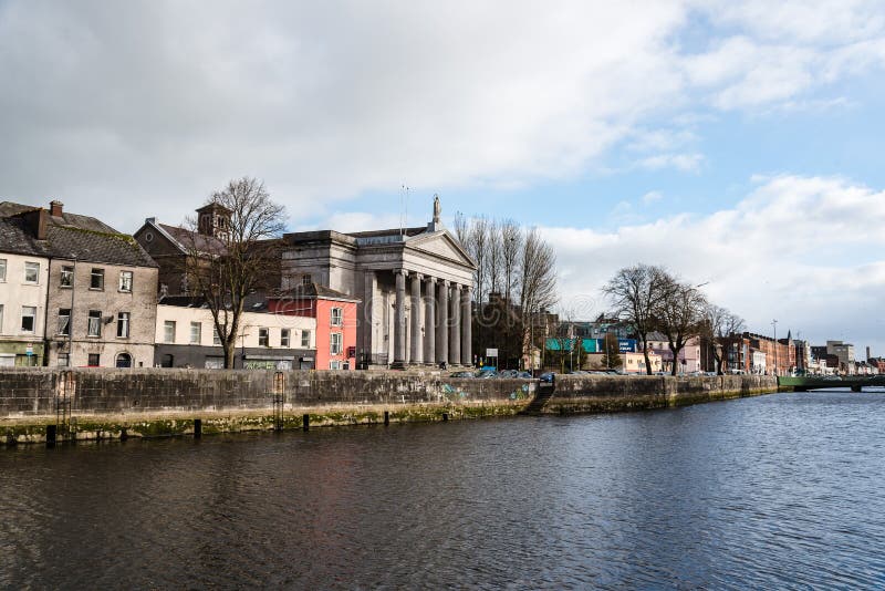 Riverside of Cork editorial stock photo. Image of famous - 105294758