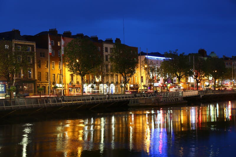Riverside in Dublin editorial stock image. Image of dublin - 149846449