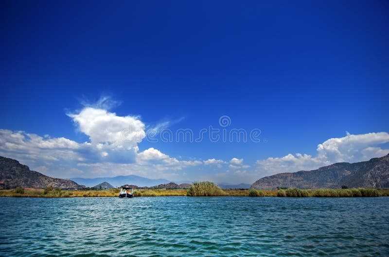 Riverside landscape stock photo. Image of view, cloud - 6077428