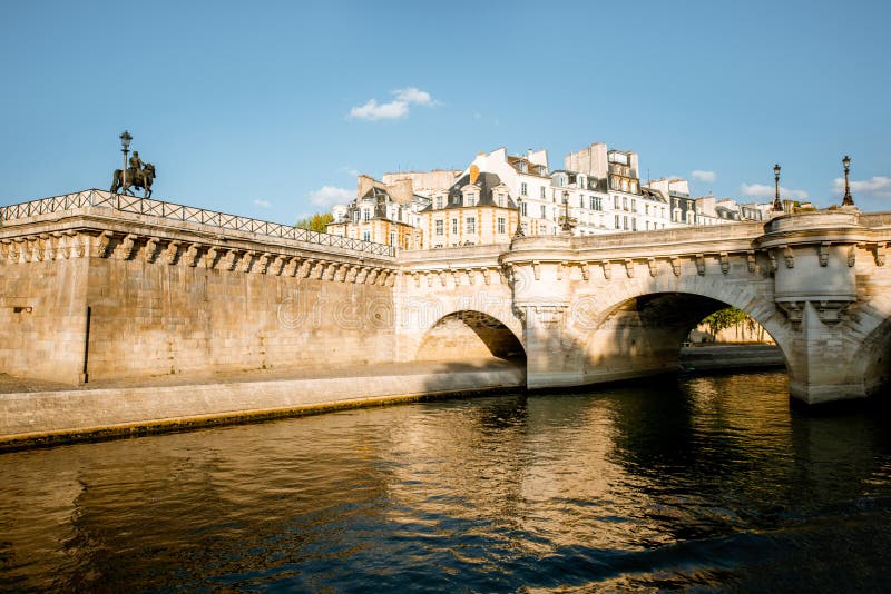 Riverside in Paris stock photo. Image of beautiful, paris - 128859604