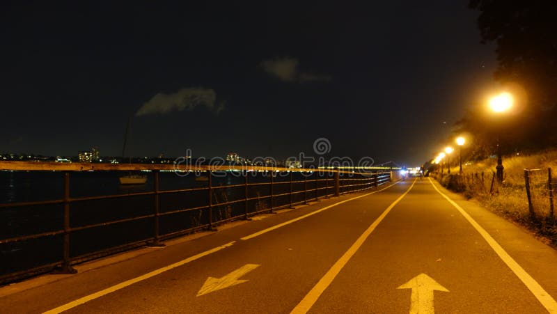 Riverside park stock image. Image of travel, road, park - 56544231