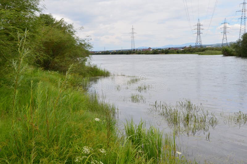 A riverside stock photo. Image of clean, lush, placid - 127652078