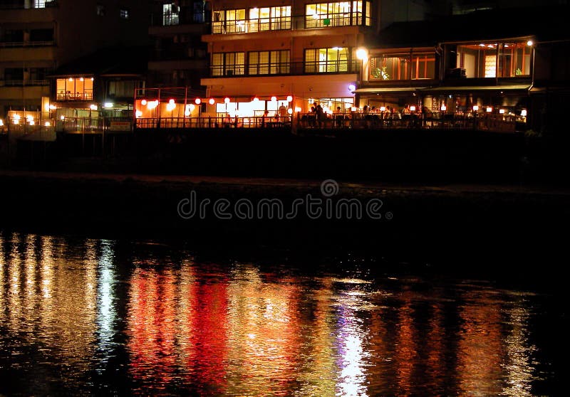 Riverside restaurant stock image. Image of outside, tourism - 53649
