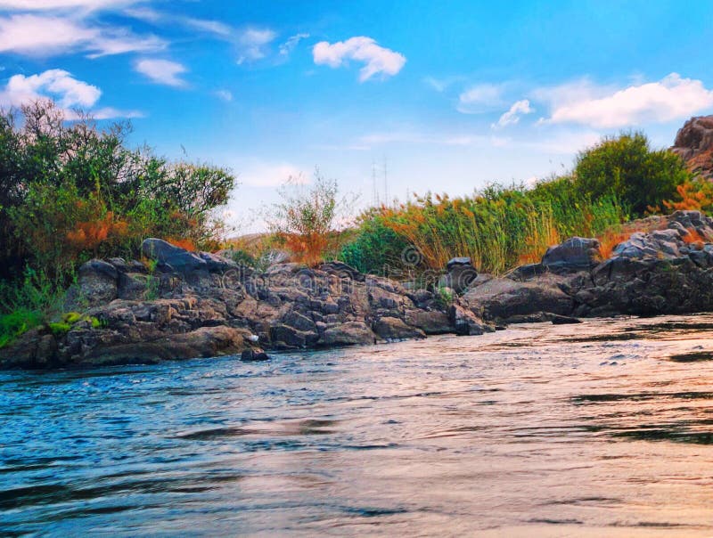 Riverside stock photo. Image of relaxing, riverside - 121898192