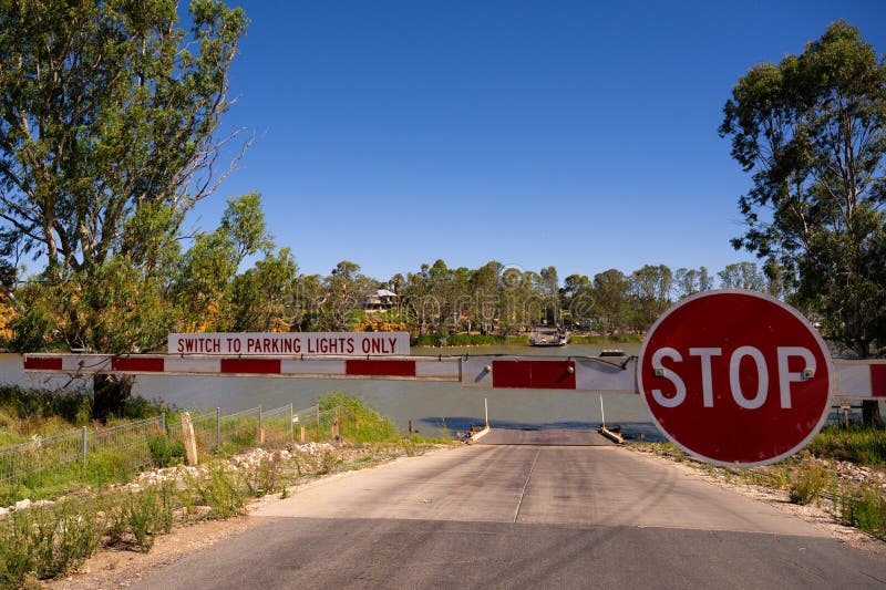 Riverside Stop Sign stock image. Image of safety, dock - 311716093