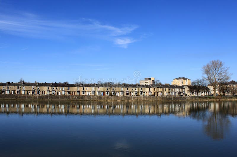 River Lune and St George`s Quay, Lancaster, UK Stock Photo - Image of ...