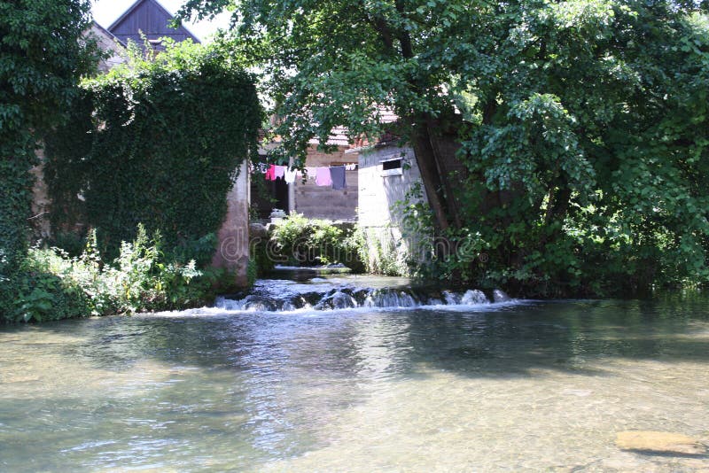 Riverside View. a Very Beautiful Riverside. a Very Beautiful Nature ...