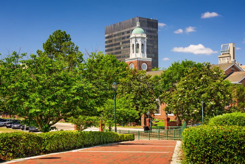 Riverwalk in Augusta Georgia Stock Photo - Image of sidewalk, promenade ...