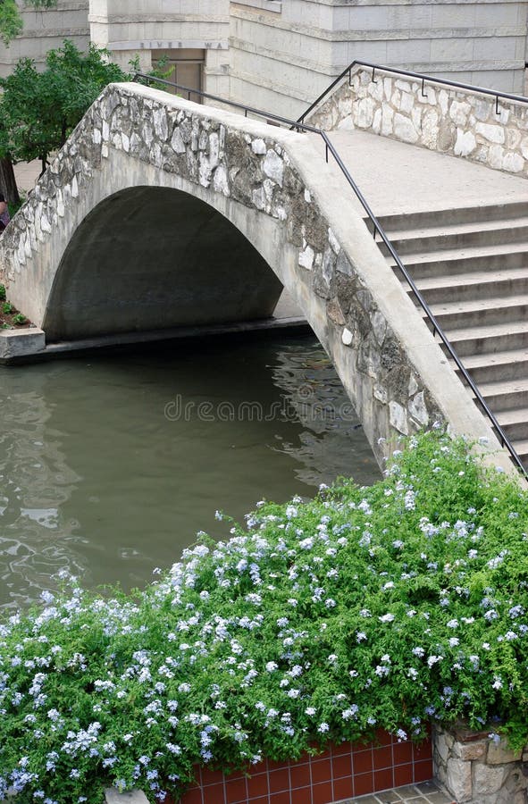 Riverwalk Bridge - Beloit, Wisconsin Stock Image - Image of iron ...