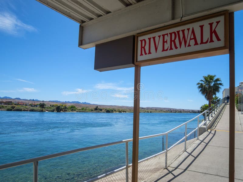 Riverwalk, Laughlin, Nevada Stock Photo - Image of center, promenade ...