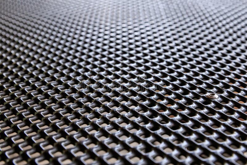 Rivet on a Black Fine Metal Mesh Background Stock Photo - Image of ...