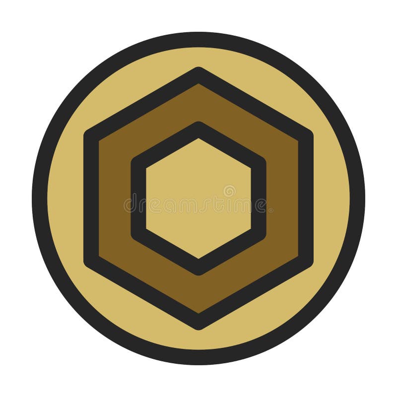 Rivet Bolt Vector Icon.Color Vector Icon Isolated on White Background ...