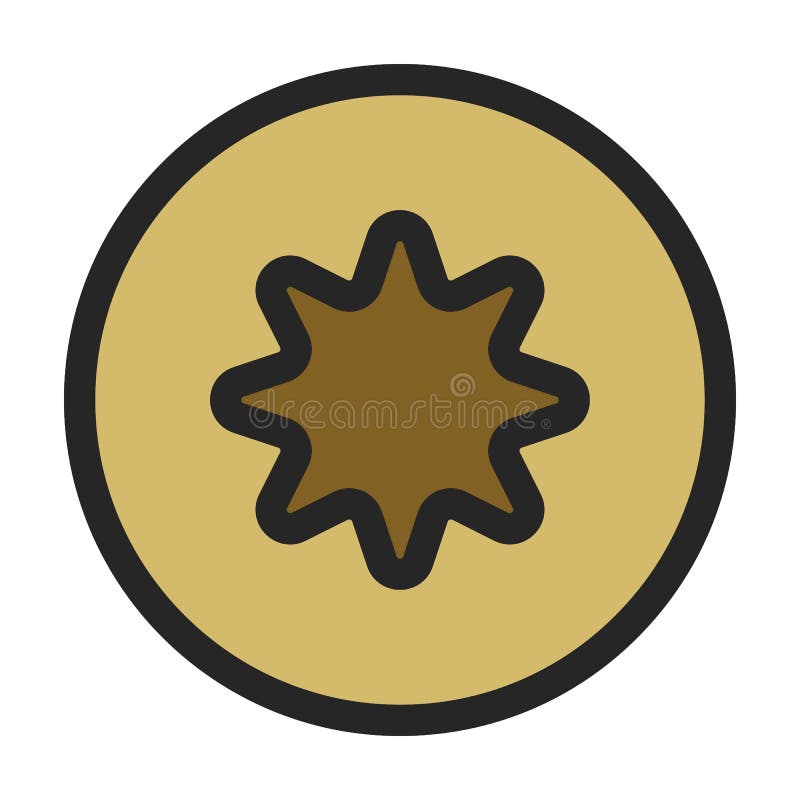 Rivet Bolt Vector Icon.Cartoon Vector Icon Isolated on White Background ...