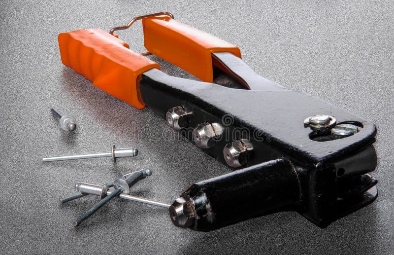 Rivet Mounting and Consumables Stock Image - Image of profession ...