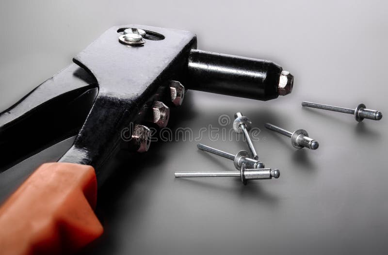 Rivet Mounting and Consumables Stock Photo - Image of profession, rivet ...