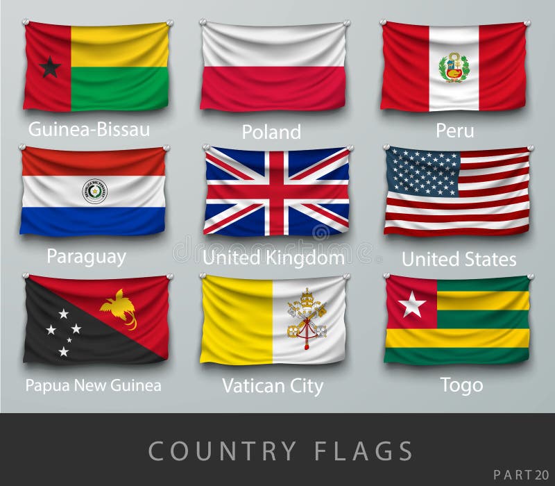 Flags European Countrys Stock Illustrations – 50 Flags European ...