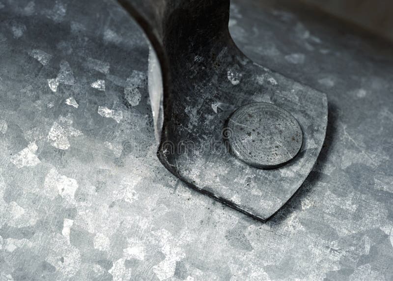 Riveted metal handle stock photo. Image of background - 63177460