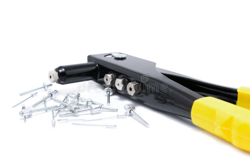 Hand riveting tool stock image. Image of joining, fasten - 25199435