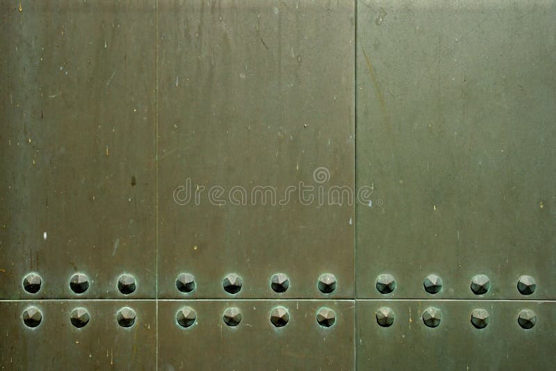 Rusted Rivets and Steel Plates Stock Photo - Image of steel, forged ...